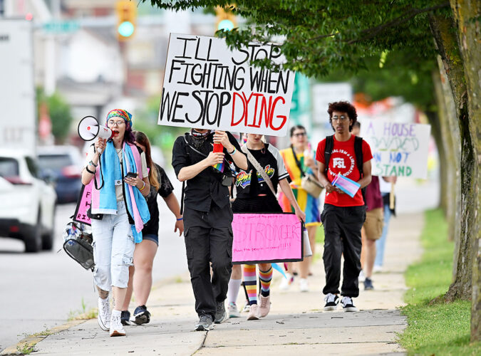 Pride rally, march held in downtown Altoona | News, Sports, Jobs ...